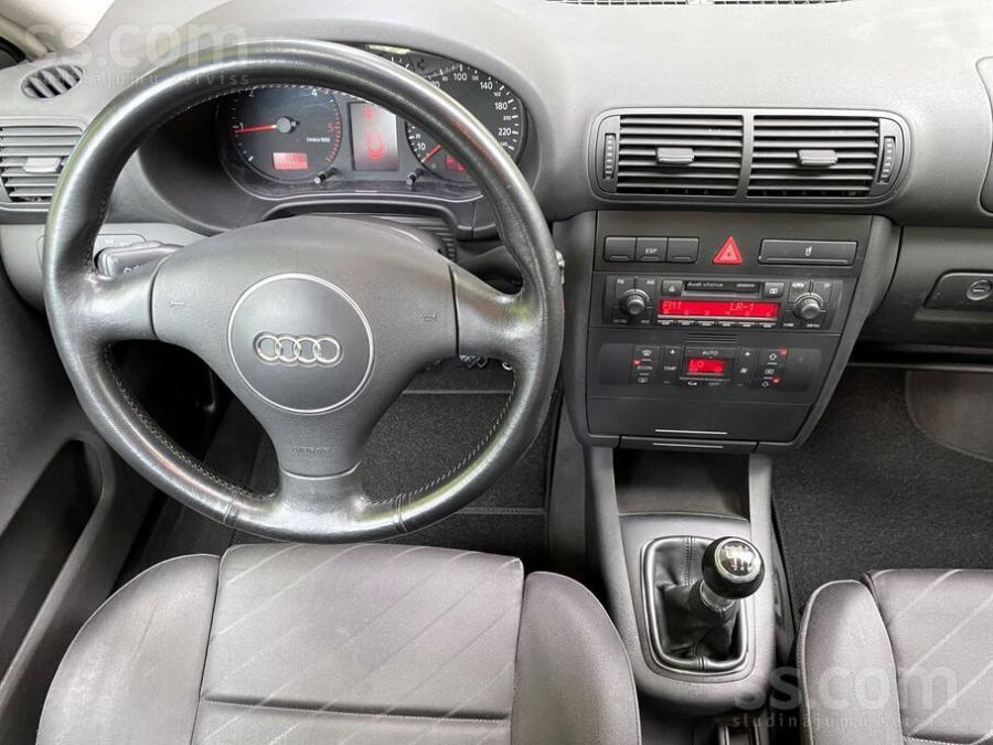 Black Audi A3 2001 in Riga, with an engine capacity of 1.90 L and mileage of 332 thousand km for 2700 €, photo 17 on AUTOMOTO.COM.LV