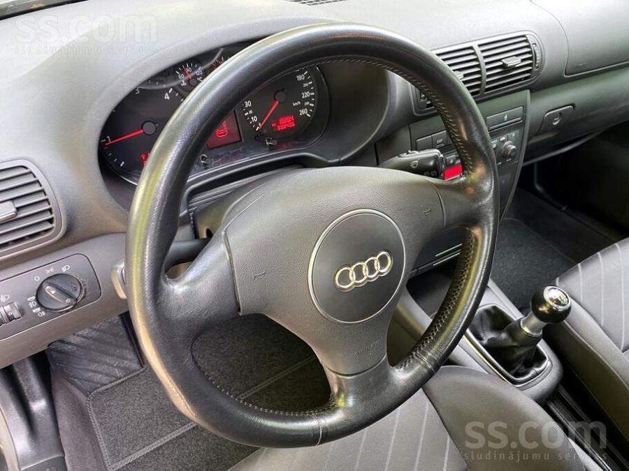 Black Audi A3 2001 in Riga, with an engine capacity of 1.90 L and mileage of 332 thousand km for 2500 €, photo 20 on AUTOMOTO.COM.LV