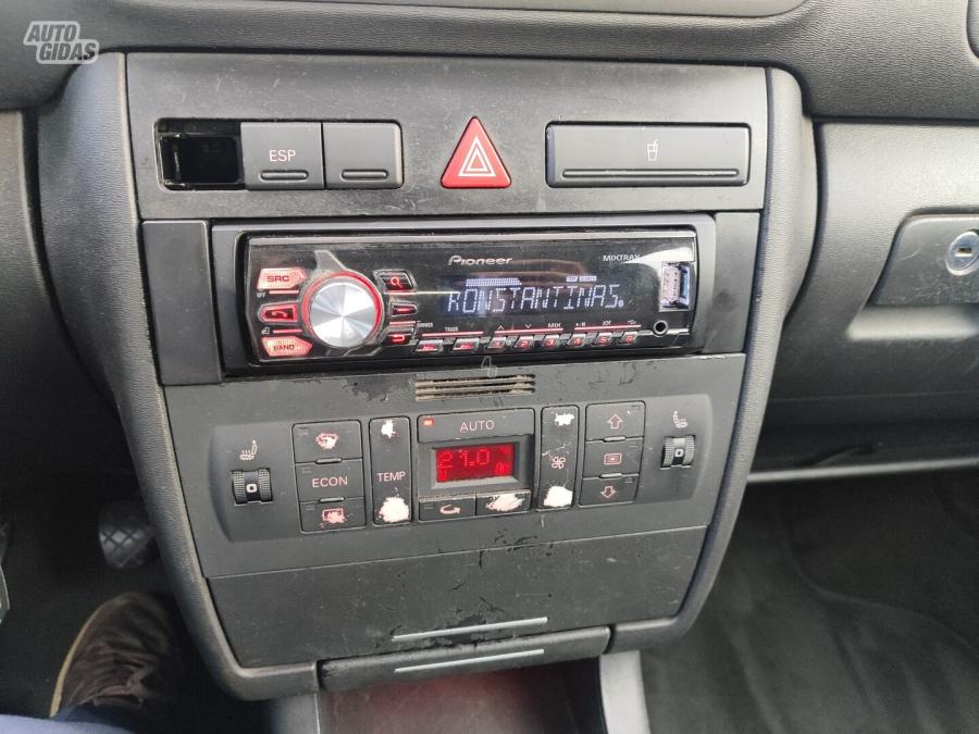 Melns Audi A3 2001 Kauņa, ar dzinēja tilpumu 1.90 L un nobraukumu 318 tūkst. km par 1650 €, foto 21 vietnē AUTOMOTO.COM.LV