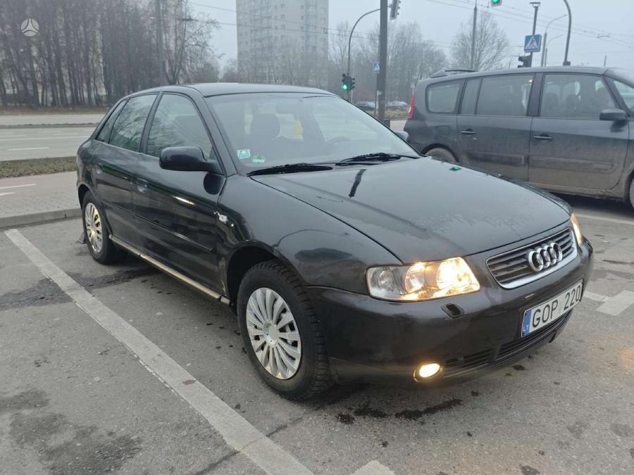 Melns Audi A3 2002 Kauņa, ar dzinēja tilpumu 1.90 L un nobraukumu 320 tūkst. km par 1300 €, foto 2 vietnē AUTOMOTO.COM.LV