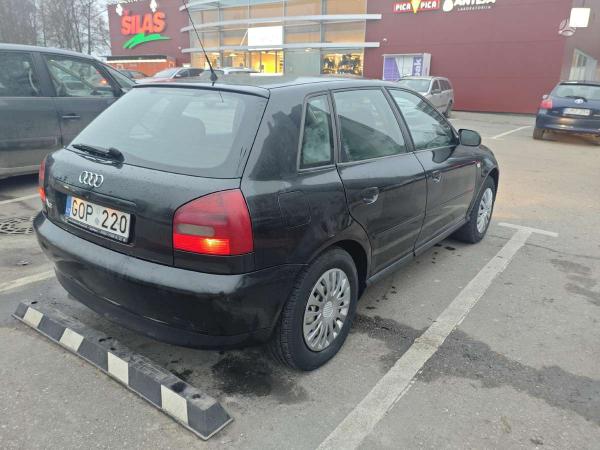 Black Audi A3 2002 in Kaunas, with an engine capacity of 1.90 L and mileage of 320 thousand km for 1300 €, photo 4 on AUTOMOTO.COM.LV