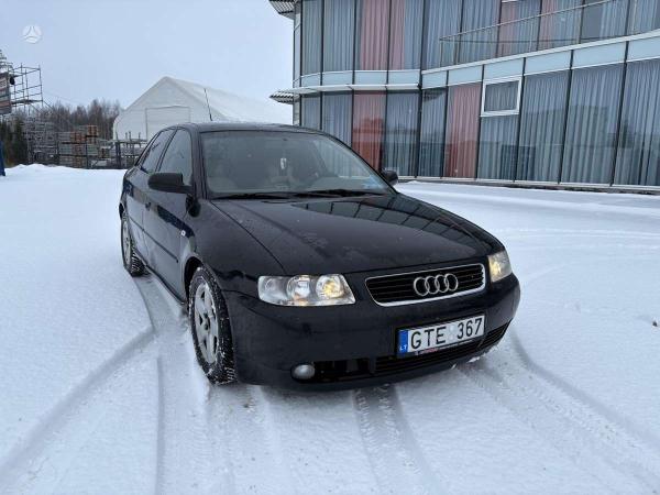 Black Audi A3 2002 in Panevezys, with an engine capacity of 1.90 L and mileage of 329 thousand km for 850 €, photo 2 on AUTOMOTO.COM.LV