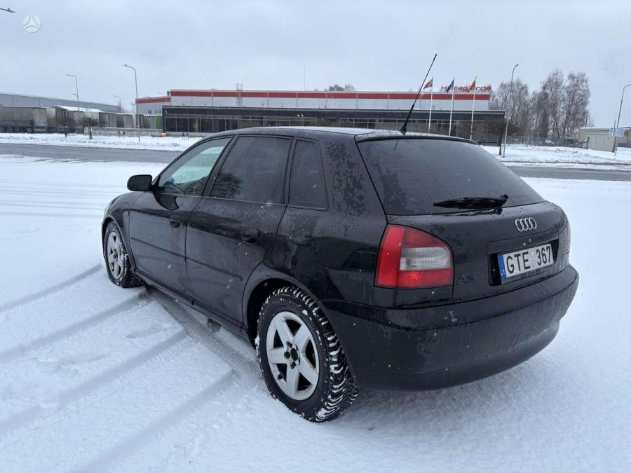 Black Audi A3 2002 in Panevezys, with an engine capacity of 1.90 L and mileage of 329 thousand km for 850 €, photo 5 on AUTOMOTO.COM.LV