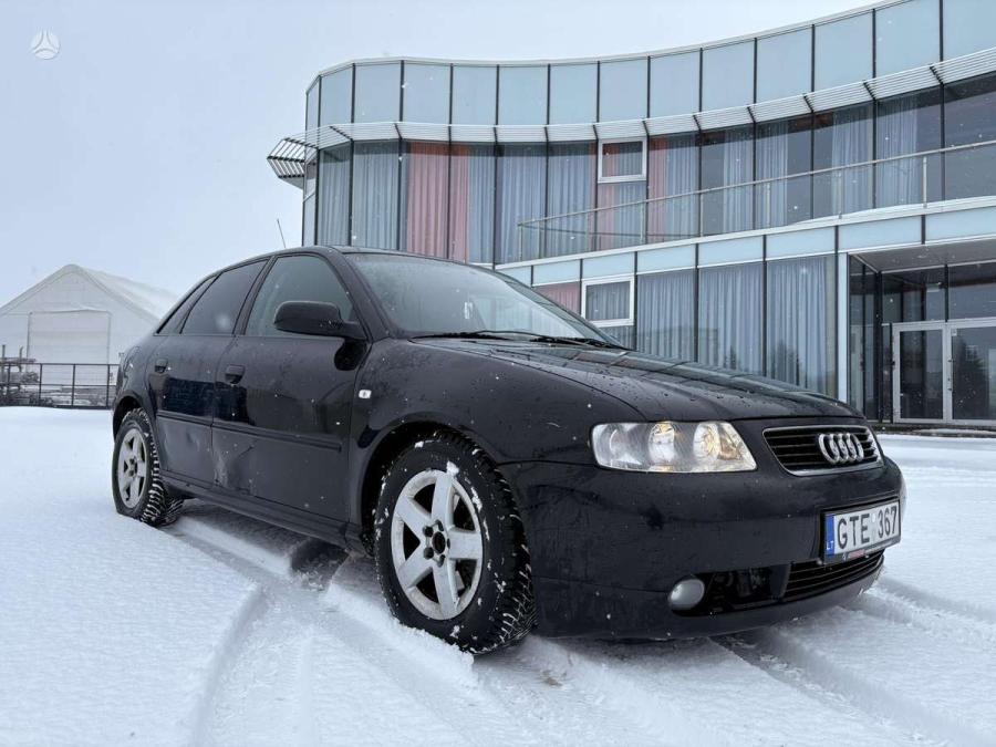 Black Audi A3 2002 in Panevezys, with an engine capacity of 1.90 L and mileage of 329 thousand km for 850 €, photo 6 on AUTOMOTO.COM.LV