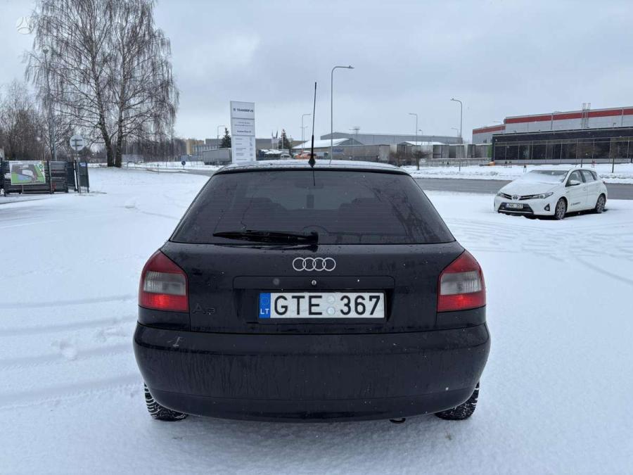 Black Audi A3 2002 in Panevezys, with an engine capacity of 1.90 L and mileage of 329 thousand km for 850 €, photo 8 on AUTOMOTO.COM.LV