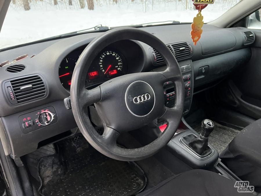 Black Audi A3 2002 in Vilnius, with an engine capacity of 1.90 L and mileage of 300 thousand km for 750 €, photo 6 on AUTOMOTO.COM.LV