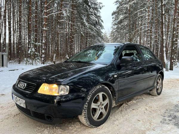 Melns Audi A3 2002 Viļņa, ar dzinēja tilpumu 1.90 L un nobraukumu 300 tūkst. km par 750 €, foto 1 vietnē AUTOMOTO.COM.LV