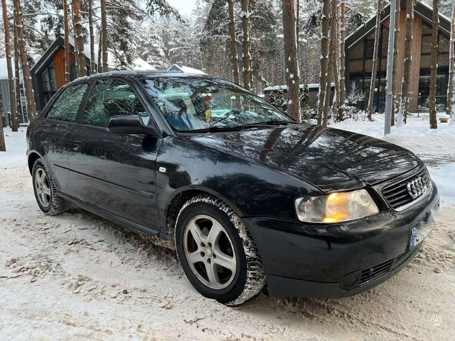 Black Audi A3 2002 in Vilnius, with an engine capacity of 1.90 L and mileage of 300 thousand km for 750 €, photo 3 on AUTOMOTO.COM.LV