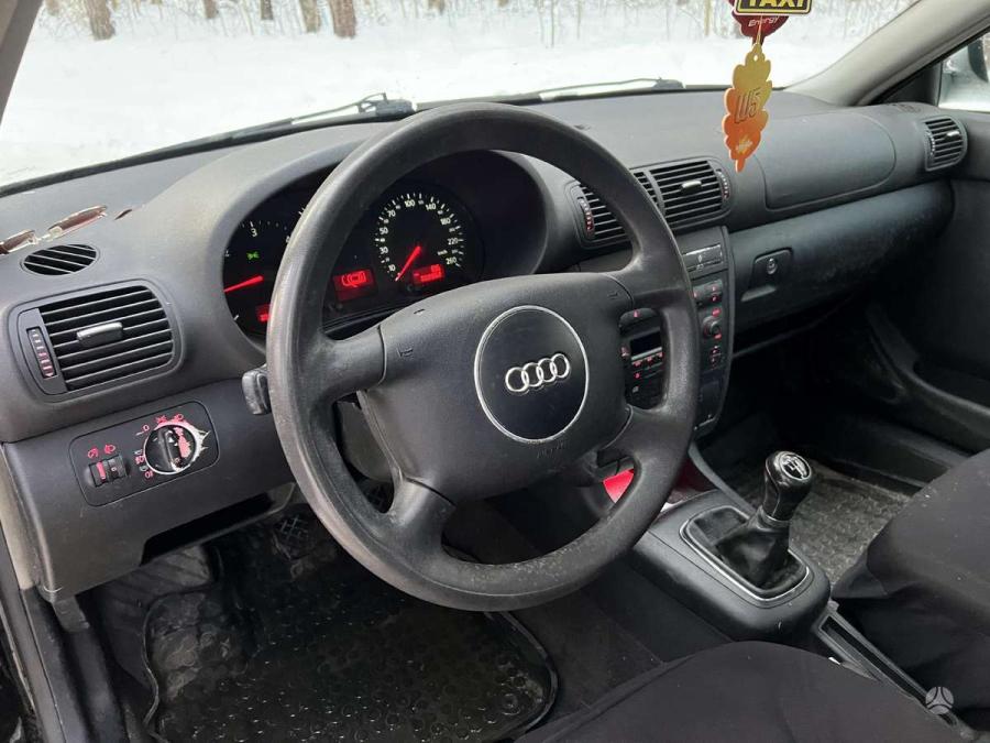 Black Audi A3 2002 in Vilnius, with an engine capacity of 1.90 L and mileage of 300 thousand km for 750 €, photo 6 on AUTOMOTO.COM.LV