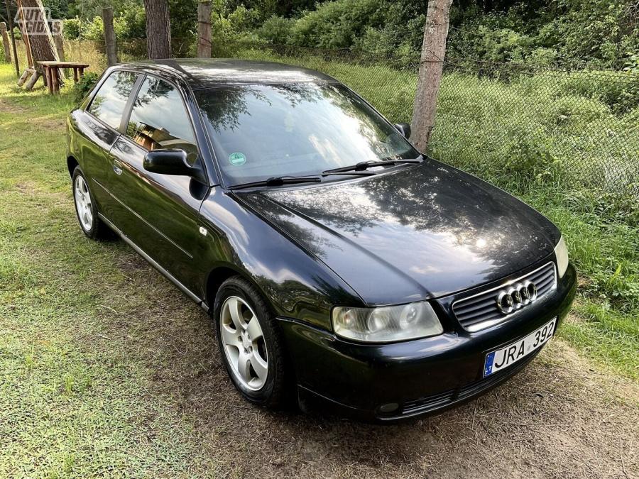 Black Audi A3 2002 in Kaunas, with an engine capacity of 1.90 L and mileage of 402 thousand km for 850 €, photo 1 on AUTOMOTO.COM.LV