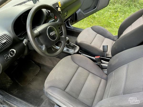 Black Audi A3 2002 in Kaunas, with an engine capacity of 1.90 L and mileage of 402 thousand km for 850 €, photo 5 on AUTOMOTO.COM.LV