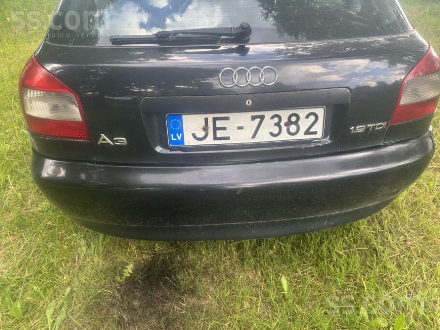 Melns Audi A3 2002 Jelgava, ar dzinēja tilpumu 1.90 L un nobraukumu 385 tūkst. km par 700 €, foto 1 vietnē AUTOMOTO.COM.LV