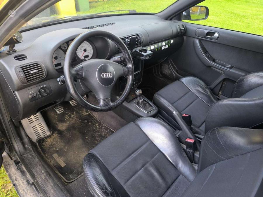 Melns Audi A3 2002 Utena, ar dzinēja tilpumu 1.78 L un nobraukumu 392 tūkst. km par 600 €, foto 1 vietnē AUTOMOTO.COM.LV