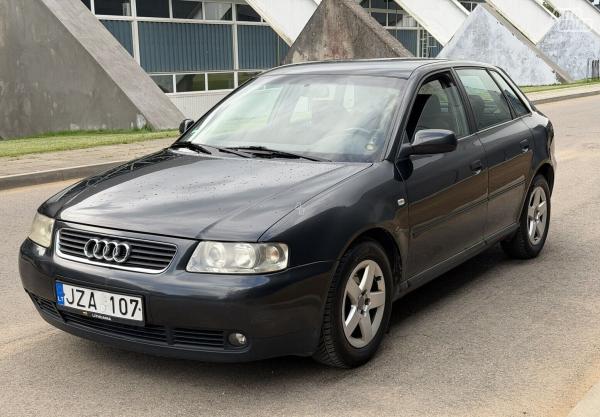 Melns Audi A3 2002 Viļņa, ar dzinēja tilpumu 1.80 L un nobraukumu 287 tūkst. km par 1490 €, foto 1 vietnē AUTOMOTO.COM.LV