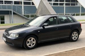 Black Audi A3 2002 in Vilnius, with an engine capacity of 1.80 L and mileage of 287 thousand km for 1490 €, photo 3 on AUTOMOTO.COM.LV