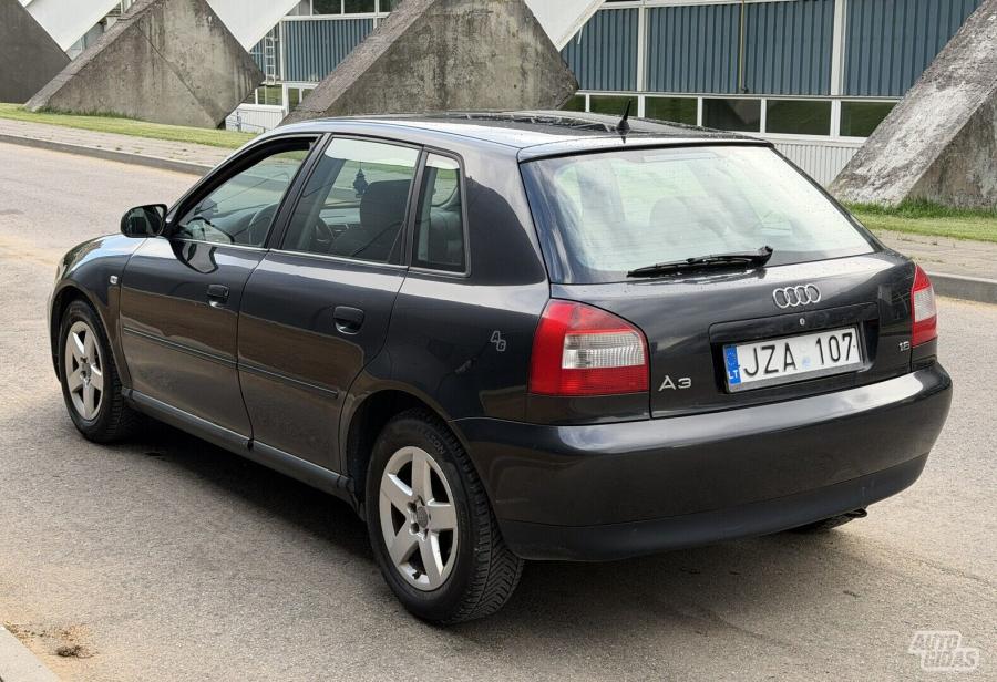 Black Audi A3 2002 in Vilnius, with an engine capacity of 1.80 L and mileage of 287 thousand km for 1490 €, photo 4 on AUTOMOTO.COM.LV