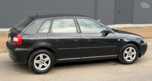 Black Audi A3 2002 in Vilnius, with an engine capacity of 1.80 L and mileage of 287 thousand km for 1490 €, photo 6 on AUTOMOTO.COM.LV