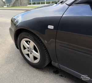 Black Audi A3 2002 in Vilnius, with an engine capacity of 1.80 L and mileage of 287 thousand km for 1490 €, photo 10 on AUTOMOTO.COM.LV
