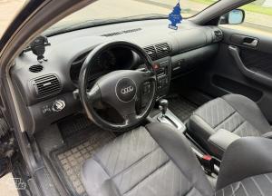 Black Audi A3 2002 in Vilnius, with an engine capacity of 1.80 L and mileage of 287 thousand km for 1490 €, photo 12 on AUTOMOTO.COM.LV