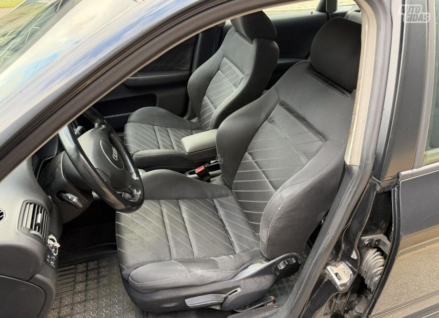 Black Audi A3 2002 in Vilnius, with an engine capacity of 1.80 L and mileage of 287 thousand km for 1490 €, photo 14 on AUTOMOTO.COM.LV