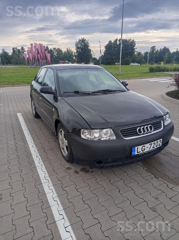 Melns Audi A3 2002 Rīga, ar dzinēja tilpumu 1.90 L un nobraukumu 290 tūkst. km par 1300 €, foto 2 vietnē AUTOMOTO.COM.LV