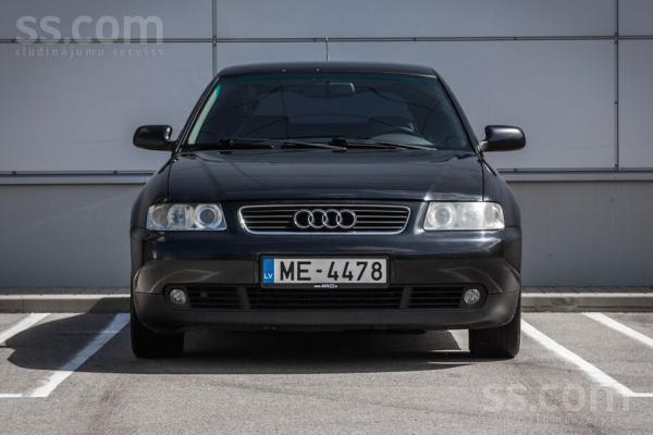 Black Audi A3 2002 in Riga, with an engine capacity of 1.90 L and mileage of 364 thousand km for 1490 €, photo 2 on AUTOMOTO.COM.LV
