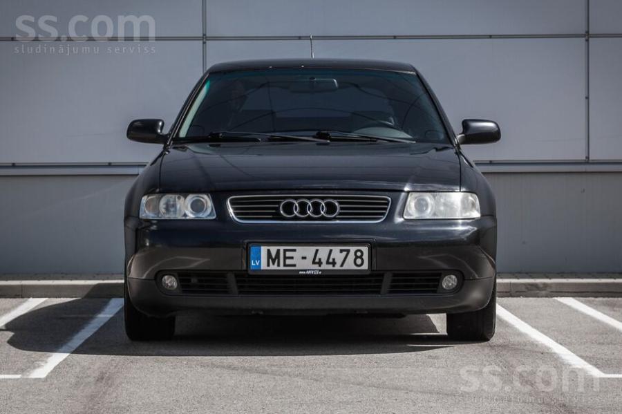 Black Audi A3 2002 in Riga, with an engine capacity of 1.90 L and mileage of 364 thousand km for 1490 €, photo 3 on AUTOMOTO.COM.LV
