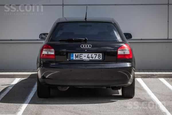 Black Audi A3 2002 in Riga, with an engine capacity of 1.90 L and mileage of 364 thousand km for 1490 €, photo 5 on AUTOMOTO.COM.LV