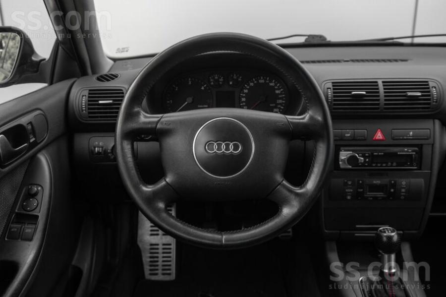Black Audi A3 2002 in Riga, with an engine capacity of 1.90 L and mileage of 364 thousand km for 1490 €, photo 15 on AUTOMOTO.COM.LV