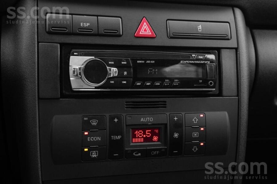Black Audi A3 2002 in Riga, with an engine capacity of 1.90 L and mileage of 364 thousand km for 1490 €, photo 18 on AUTOMOTO.COM.LV
