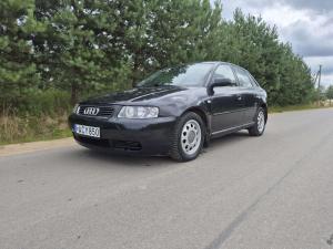 Melns Audi A3 2002 Viļņa, ar dzinēja tilpumu 1.60 L un nobraukumu 205 tūkst. km par 1350 €, foto  vietnē AUTOMOTO.COM.LV