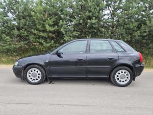 Black Audi A3 2002 in Vilnius, with an engine capacity of 1.60 L and mileage of 205 thousand km for 1350 €, photo 3 on AUTOMOTO.COM.LV