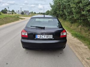 Black Audi A3 2002 in Vilnius, with an engine capacity of 1.60 L and mileage of 205 thousand km for 1350 €, photo 5 on AUTOMOTO.COM.LV