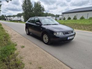 Black Audi A3 2002 in Vilnius, with an engine capacity of 1.60 L and mileage of 205 thousand km for 1350 €, photo 8 on AUTOMOTO.COM.LV
