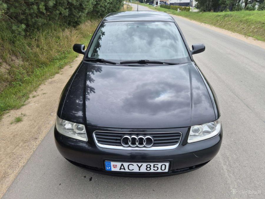 Black Audi A3 2002 in Vilnius, with an engine capacity of 1.60 L and mileage of 205 thousand km for 1350 €, photo 9 on AUTOMOTO.COM.LV