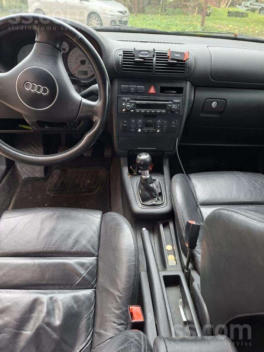Melns Audi A3 2002 Rīga, ar dzinēja tilpumu 1.90 L un nobraukumu 315 tūkst. km par 1950 €, foto 6 vietnē AUTOMOTO.COM.LV