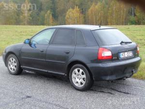 Black Audi A3 2002 in Limbazi, with an engine capacity of 1.80 L and mileage of 386 thousand km for 1500 €, photo  on AUTOMOTO.COM.LV