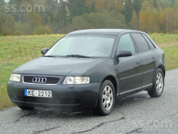 Black Audi A3 2002 in Limbazi, with an engine capacity of 1.80 L and mileage of 386 thousand km for 1500 €, photo 3 on AUTOMOTO.COM.LV