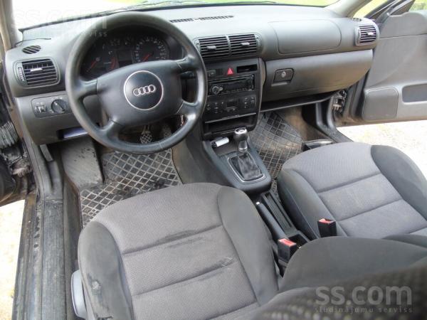 Black Audi A3 2002 in Limbazi, with an engine capacity of 1.80 L and mileage of 386 thousand km for 1500 €, photo 7 on AUTOMOTO.COM.LV