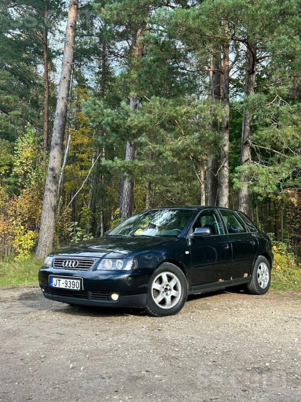Black Audi A3 2003 in Riga, with an engine capacity of 1.90 L and mileage of 298 thousand km for 720 €, photo 5 on AUTOMOTO.COM.LV