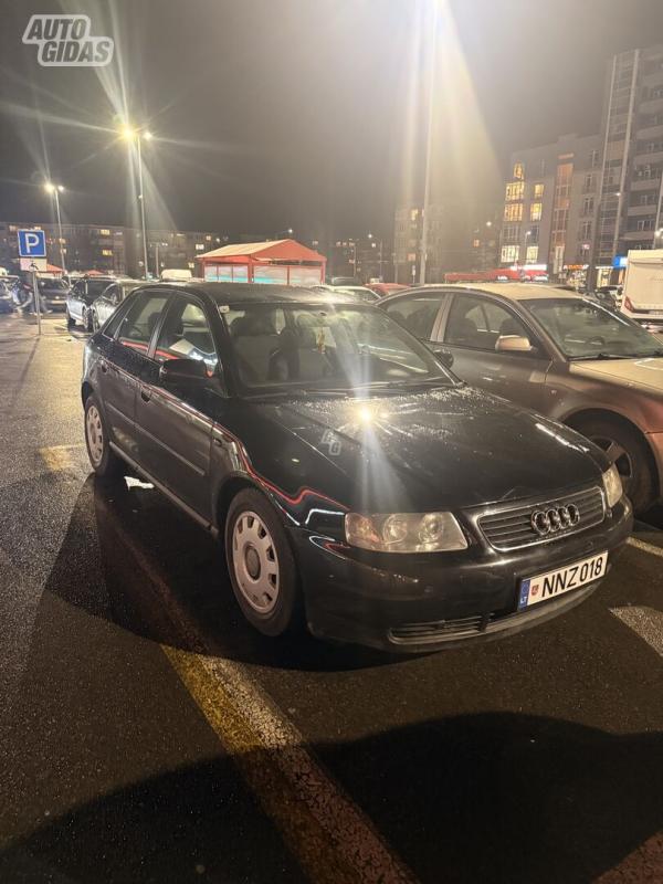 Melns Audi A3 2003 Viļņa, ar dzinēja tilpumu 1.90 L un nobraukumu 304 tūkst. km par 1250 €, foto 1 vietnē AUTOMOTO.COM.LV