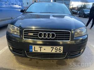 Black Audi A3 2003 in Riga, with an engine capacity of 2.00 L and mileage of 400 thousand km for 1600 €, photo 3 on AUTOMOTO.COM.LV