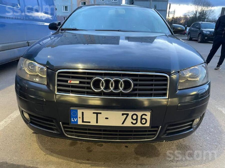 Black Audi A3 2003 in Riga, with an engine capacity of 2.00 L and mileage of 400 thousand km for 1600 €, photo 3 on AUTOMOTO.COM.LV