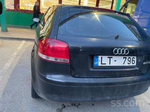 Black Audi A3 2003 in Riga, with an engine capacity of 2.00 L and mileage of 400 thousand km for 1600 €, photo 7 on AUTOMOTO.COM.LV