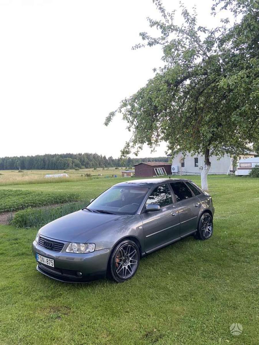 Black Audi A3 2003 in Vilnius, with an engine capacity of 1.90 L and mileage of 297 thousand km for 2500 €, photo 1 on AUTOMOTO.COM.LV
