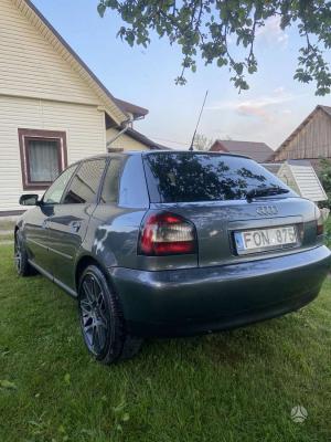 Black Audi A3 2003 in Vilnius, with an engine capacity of 1.90 L and mileage of 297 thousand km for 2500 €, photo 3 on AUTOMOTO.COM.LV