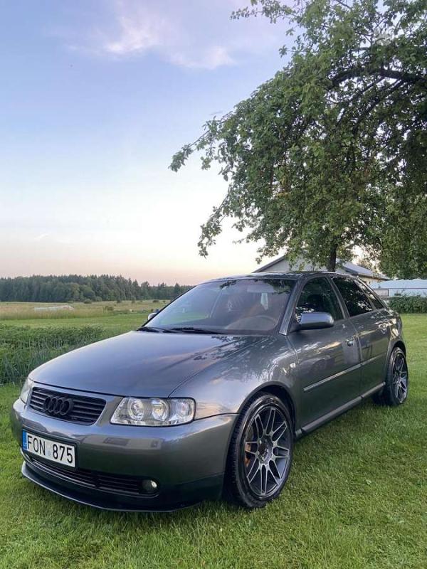 Black Audi A3 2003 in Vilnius, with an engine capacity of 1.90 L and mileage of 297 thousand km for 2500 €, photo 3 on AUTOMOTO.COM.LV