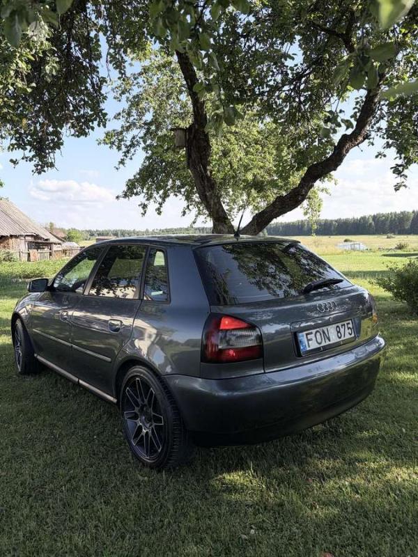 Black Audi A3 2003 in Vilnius, with an engine capacity of 1.90 L and mileage of 297 thousand km for 2500 €, photo 4 on AUTOMOTO.COM.LV
