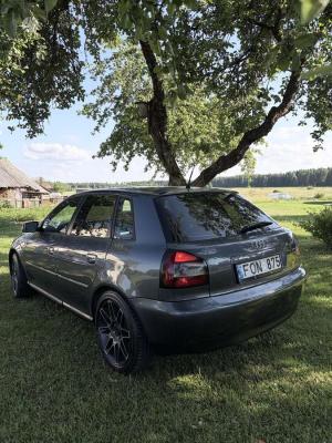 Black Audi A3 2003 in Vilnius, with an engine capacity of 1.90 L and mileage of 297 thousand km for 2500 €, photo 5 on AUTOMOTO.COM.LV