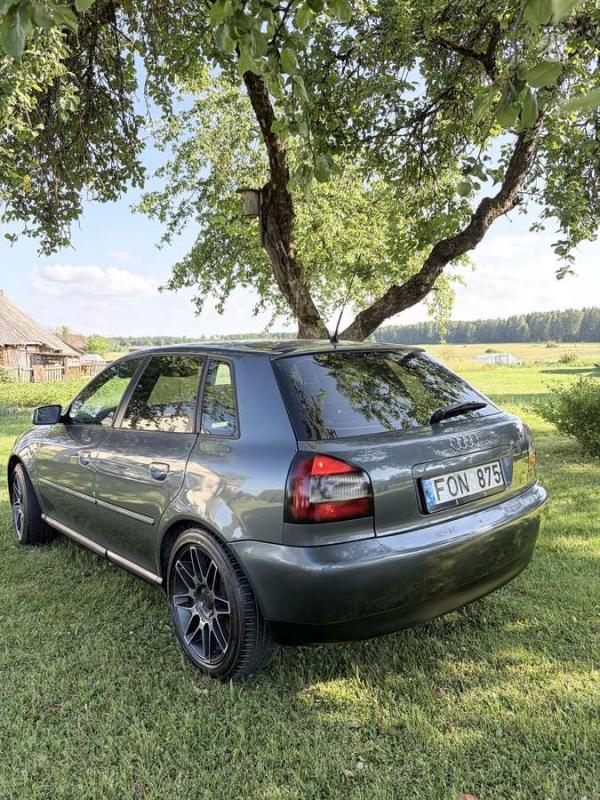 Black Audi A3 2003 in Vilnius, with an engine capacity of 1.90 L and mileage of 297 thousand km for 2500 €, photo 6 on AUTOMOTO.COM.LV